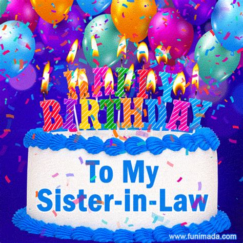 Happy Birthday Animated S For Sister In Law Download On