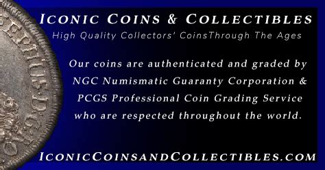 Iconic Coins And Collectibles Coin List Tile View