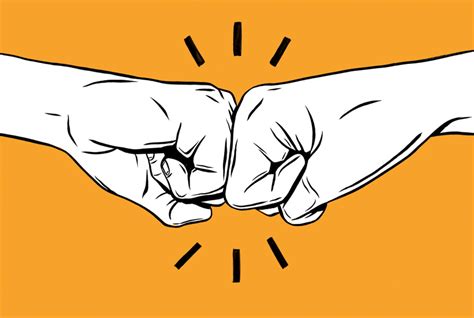 Fist Bump Illustration
