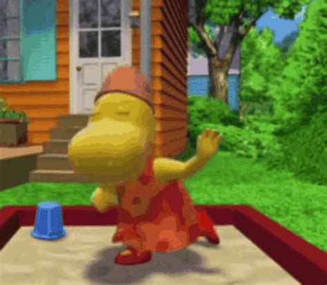 The Backyardigans Tasha The Giant Dancing And Kicking  The