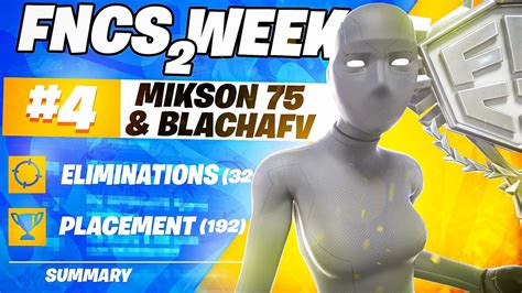 Dominating Fncs Finals 4th Place 🏆 Mikson Youtube