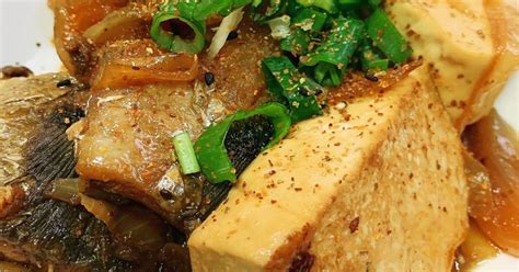 壽喜燒洋蔥豆腐鯖魚剩菜再製食記 食譜與作法 by 江湖小俠 Cookpad