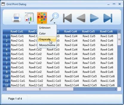 Printing In Wpf Gridcontrol Syncfusion