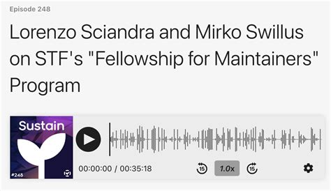 Lorenzo Sciandra On Linkedin Oss Podcast Opensource Sustainability