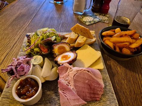 The Alma Inn Linton Ploughmans Lunch