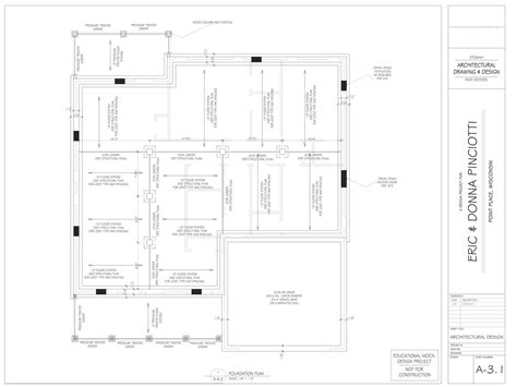 Foundation Plan Architecture And Engineering Design