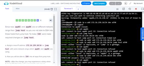Labs Switching And Routing Q 8 DevOps KodeKloud DevOps Learning