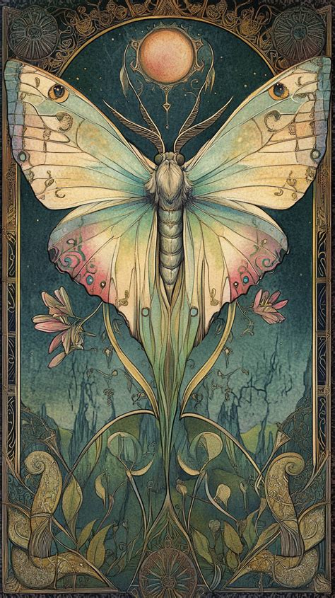Luna Moth Sky Moon By Jamauerer On Deviantart