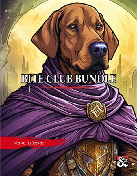 Bite Club Bundle For Vet And Er Bills Bundle Dungeon Masters Guild Drivethrurpg