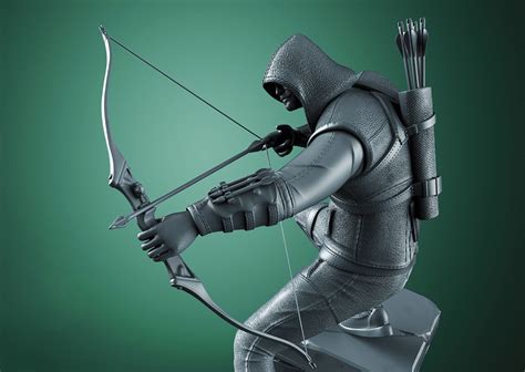 Green Arrow 3d Printing Model Stl