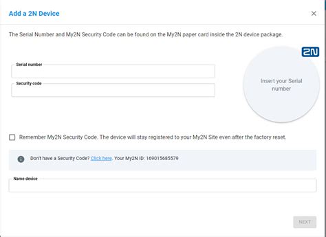 2n ip intercom how to add an intercom using the security code faq my2n private