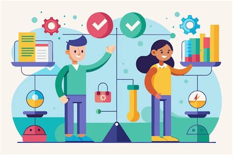 Two Individuals Engage In A Methodology Comparison Showcasing