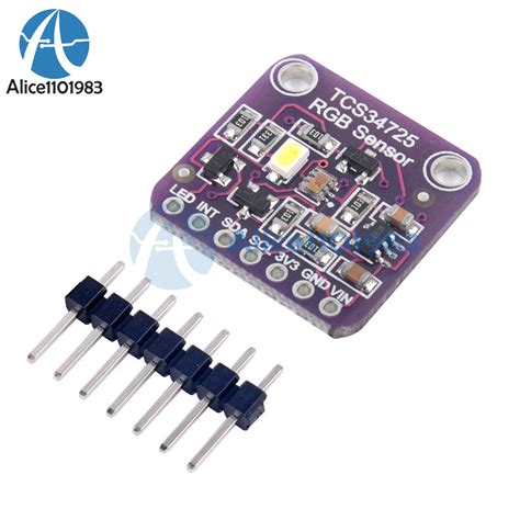 Tcs34725 Rgb Light Color Sensor Library And Wiring For Arduino