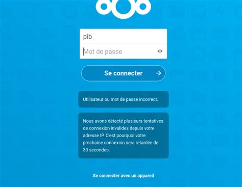 Login Nexcloud Failed Existing Apps Syncloud
