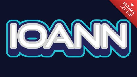 Ioann Blue 3d Text Effect Generator