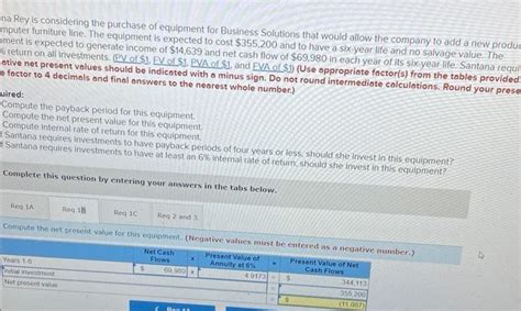 Solved 1 C Compute The Internal Rate Of Return For This Chegg Com