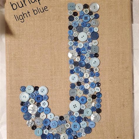 Button Art Canvas Etsy