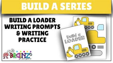 Build A Loader Activity Transportation Craft Cut Assemble And Write