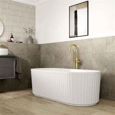 Bathrooms To Love Adds Texture With Striata Fluted Bath Bathroom Review