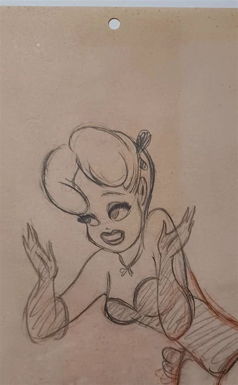 Tex Avery Red Hot Riding Hood Mgm 1943 Original Preston Blair Drawing
