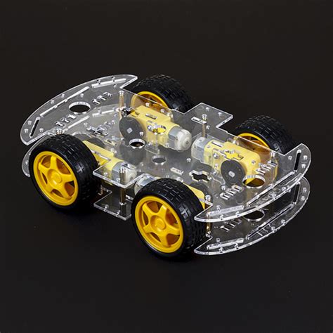 4 Wheel Robot Chassis Kit