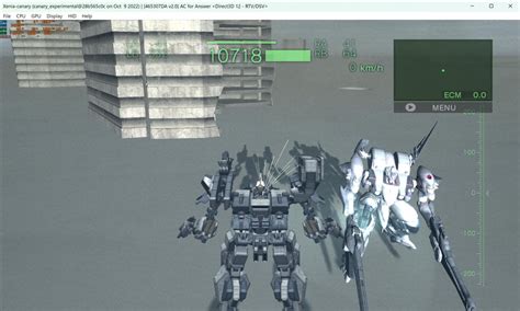 Armored Core 4 And For Answer Are Running At Higher Than 360 Framerates With Latest Regulations