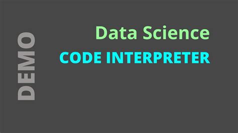 Gpt 4 Code Interpreter For Data Science Demo Youtube
