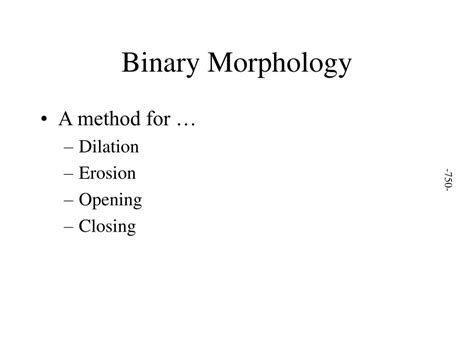 ppt binary morphology powerpoint presentation free download id 2733136