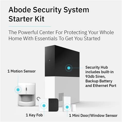 Abode 4 Piece Wireless Smart Security System Review Smart Home