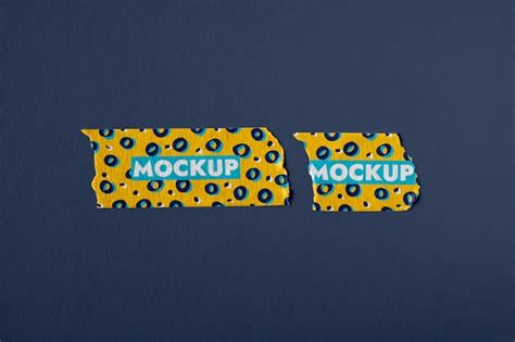Premium Psd Tape Mockup Design