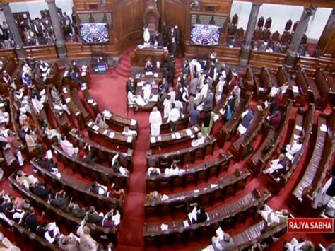 Rajya Sabha Adjourned Till 2 Pm Amid Opposition Uproar