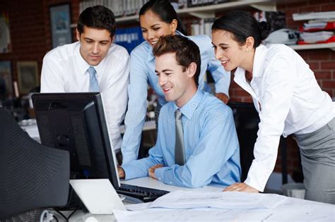 Making Headway On An Important Project An Enterprising Business Team