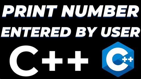 C Program To Print Number Entered By User Tutorial Youtube