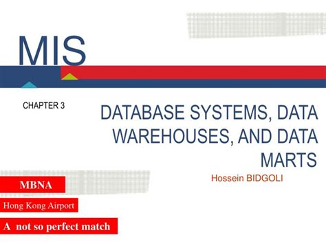 PPT DATABASE SYSTEMS DATA WAREHOUSES AND DATA MARTS PowerPoint Presentation ID