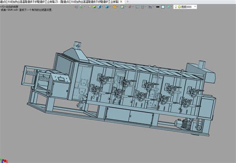隧道式红外线加热丝高温隧道烘干炉工业烤箱 Step 模型图纸下载 懒石网