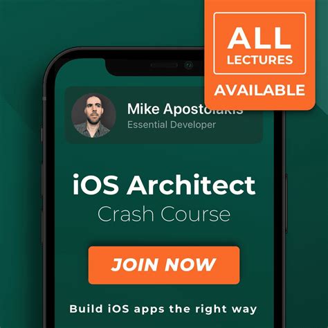 Essential Developer Academy By Caio And Mike On Linkedin Ios Architect Crash Course • 100 Online