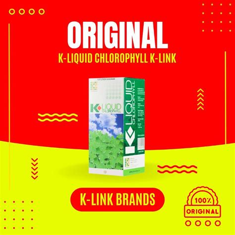 Jual Chlorophyl Klorofil Clorophyl Kloropil Chlorofil K Link Original Klink Shopee Indonesia