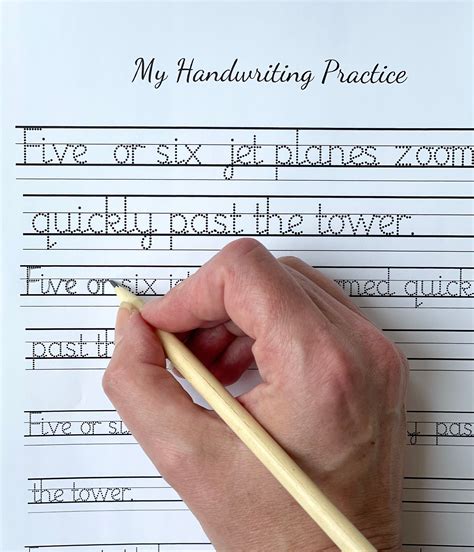 Cursive Handwriting Practice Learn Joined Up Writing And Improve Fine Motor Skills Trace Over