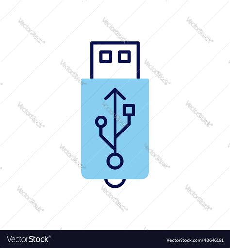 Usb Related Icon Royalty Free Vector Image VectorStock