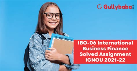 IBO International Business Finance Solved Assignment IGNOU