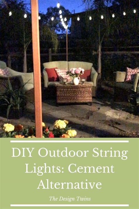 How To Hang Outdoor String Lights Video And Easy Tutorial