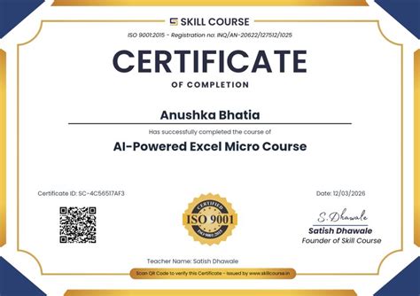 Excel Ai Dataanalytics Continuouslearning Upskilling Anushka Bhatia