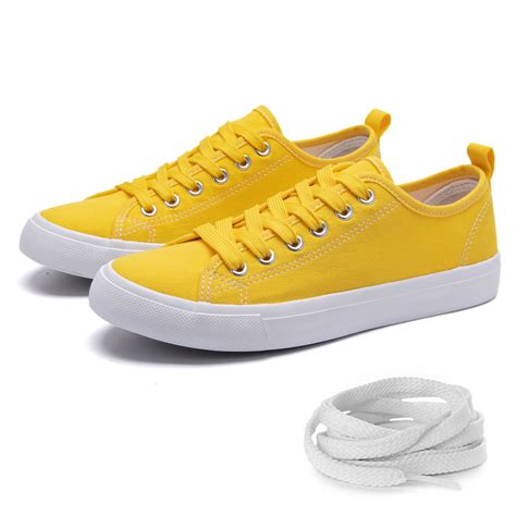 The Fashion Supply Skylar Canvas Womens Sneakers Canvas Shoes For Women Sneakers Comfortable