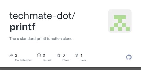 github techmate dot printf the c standard printf function clone