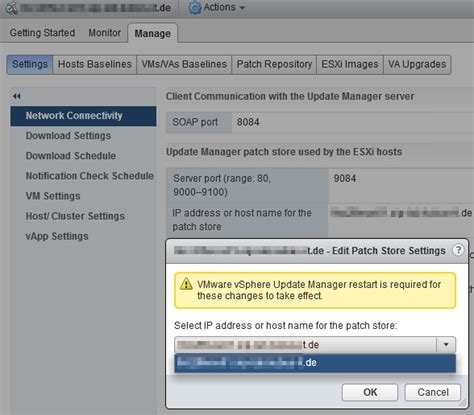 Vmware Update Manager Error Vcsa 65 Host Cannot Download Files From Vmware Vsphere Update