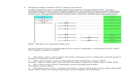 Diagram Ladder Aplikasi Plc Lampu Lalu Lintas