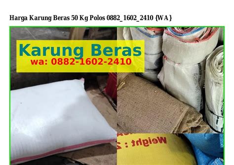 Harga Karung Beras Kg Polos Pdf Docdroid