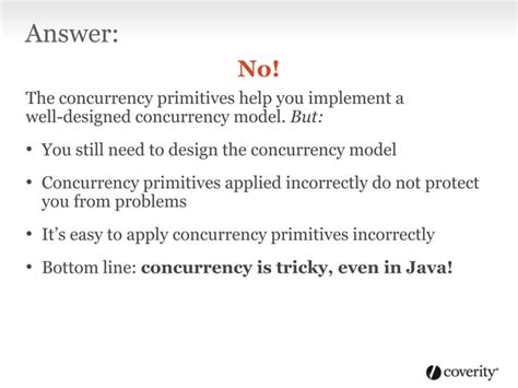 Concurrency Errors In Java Ppt