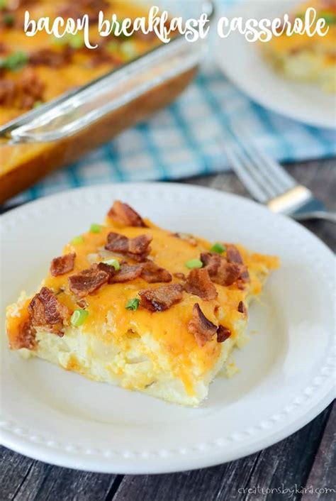 Bacon Egg And Cheese Breakfast Casserole