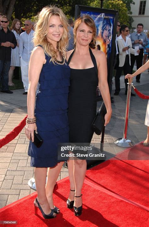 Actress Michelle Pfeiffer And Sister Actress Dedee Pfeiffer At The